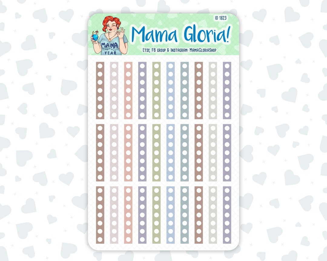 Checklist Strip - Checkbox - Stickers for Planners - Etsy