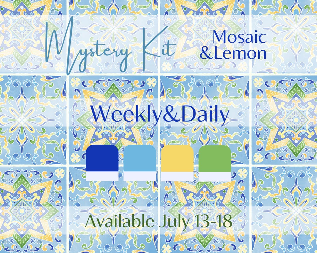 Mystery Kit Mosaic&lemon Weekly Daily - Etsy