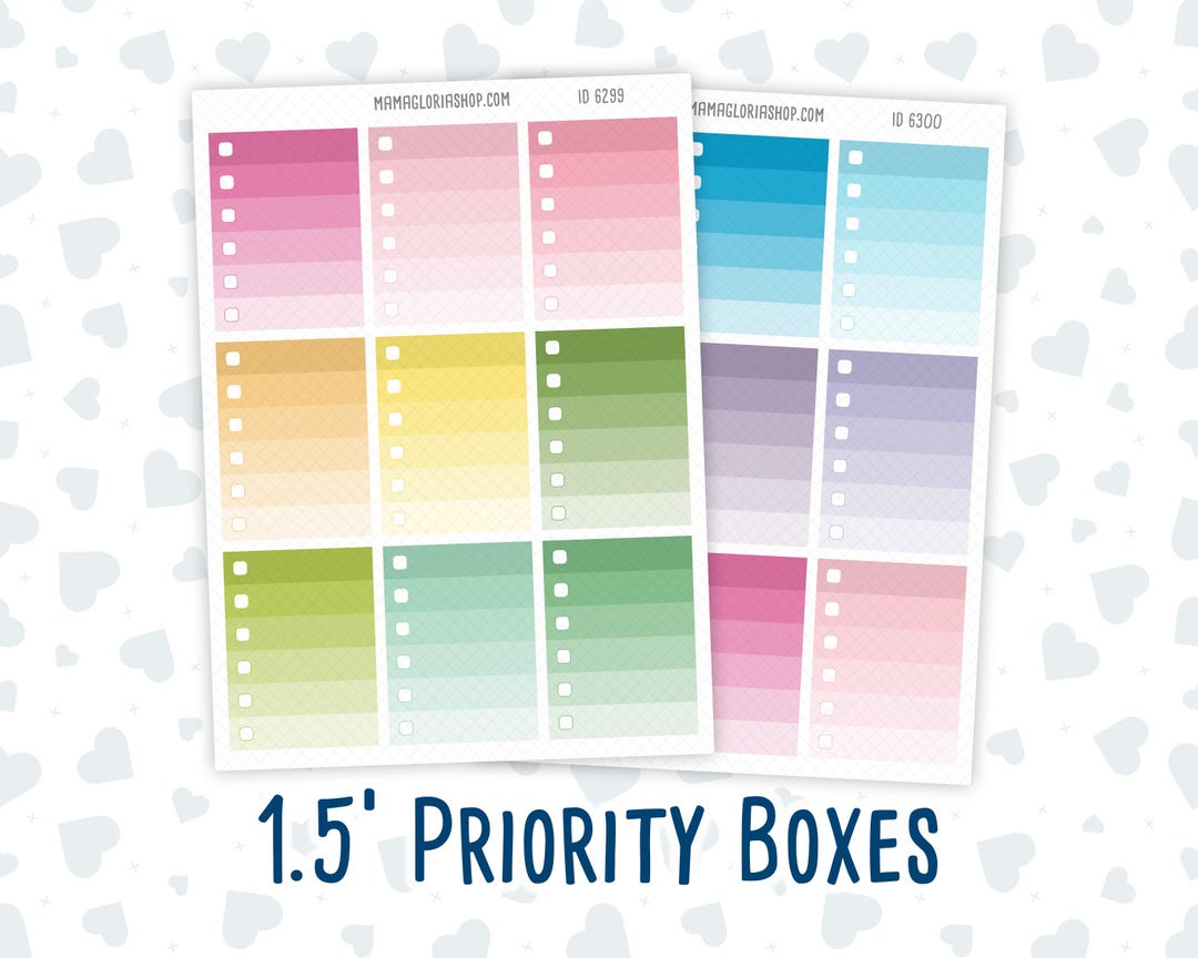 Full Size Priority Boxes – Color Pop Edition - Etsy