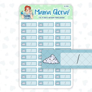 Weather Tracker - Quarter Box - Stickers for Planners - Etsy