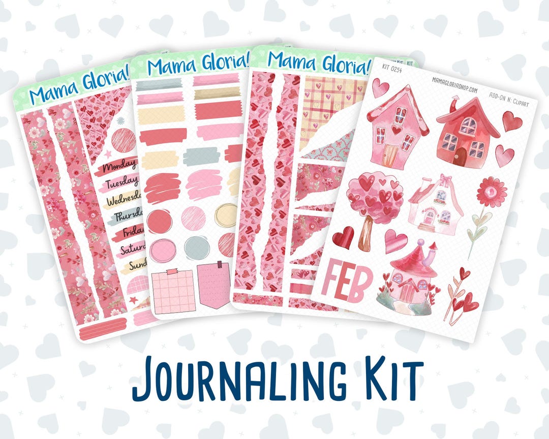 Kit 0254 - Journaling Kit - for Planners | Notebooks - February ...
