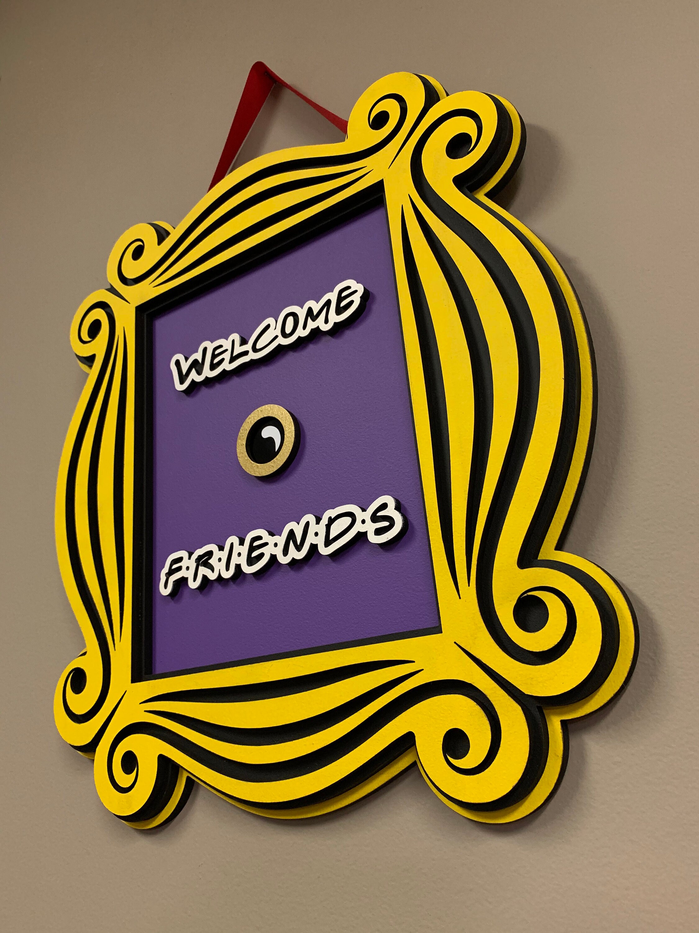 FRIENDS TV Show Inspired Door/wall Hanger | Etsy