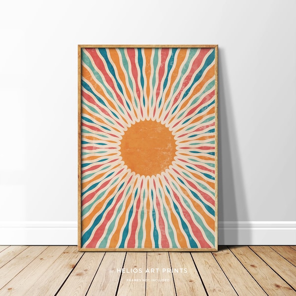 Copper Sun Wall Art - Etsy