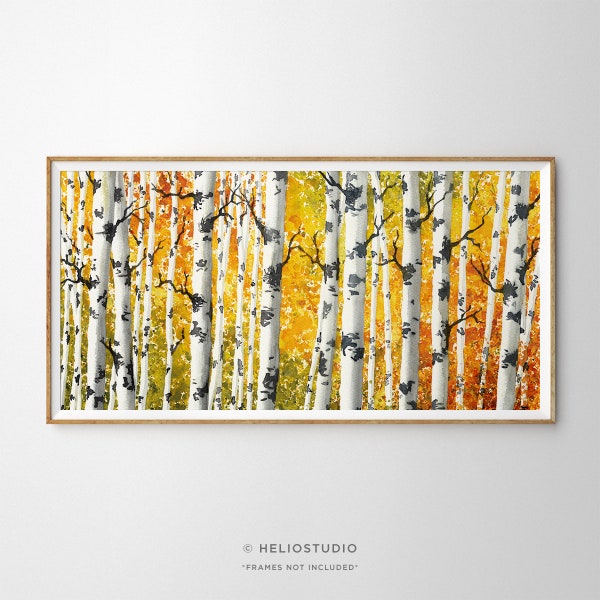 Autumn Trees Print - Etsy