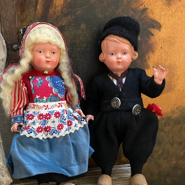 Antique Dutch Dolls - Etsy