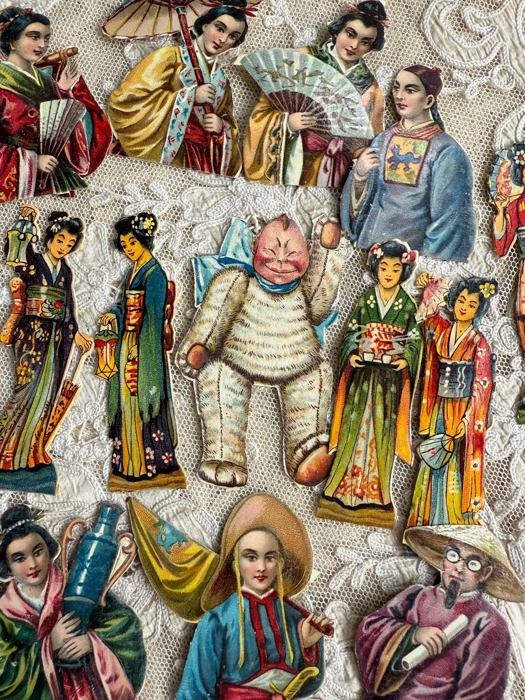 Victorian Oriental Chromo Die Cut Album Scraps, Nineteenth Century ...