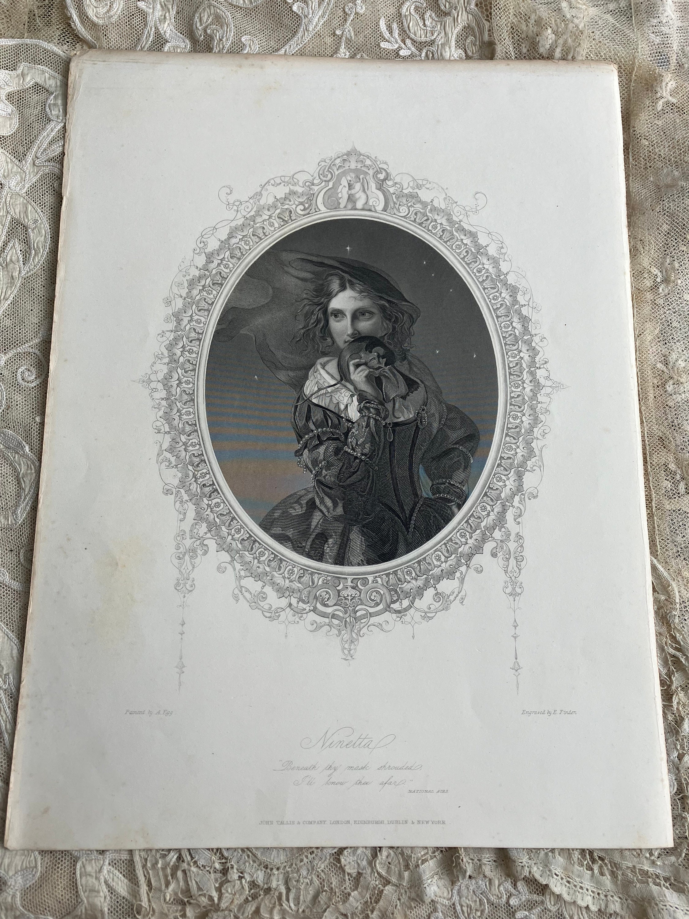 Finden's Beauties of Moore Edward Finden Publ John Tallis and Company ...