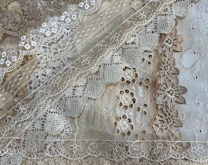 15 Pretty Lace Lengths and Vintage Decorative Crafting Trims - Etsy