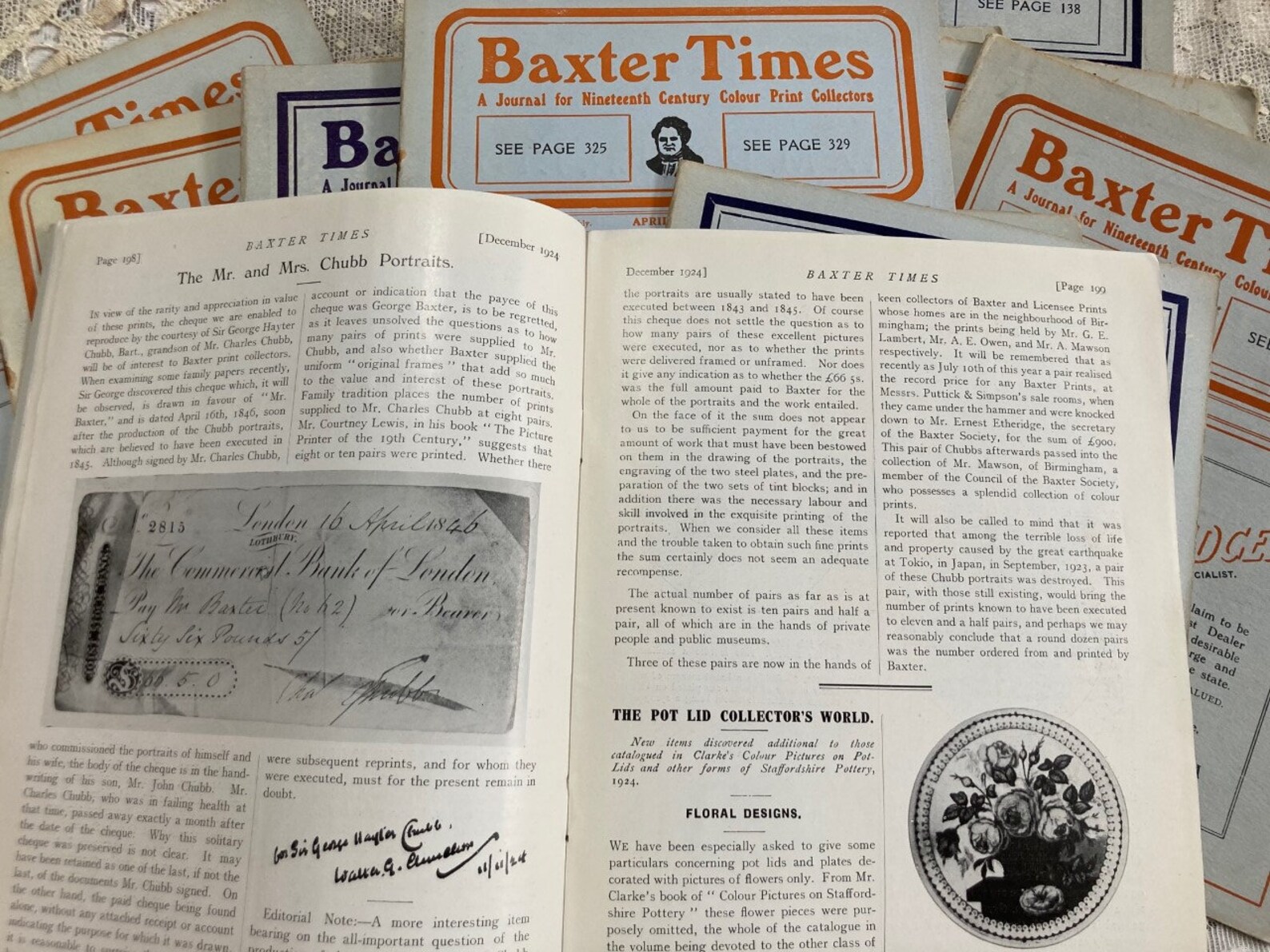 1920's Baxter Times Magazine, A Journal for Nineteenth Century Colour ...