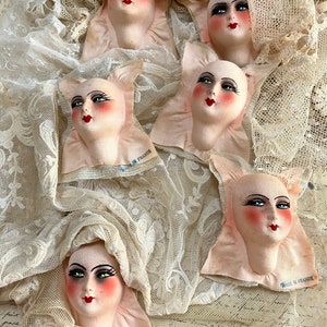 Antique French Boudoir Doll Painted Faces, Dolls Head - Etsy