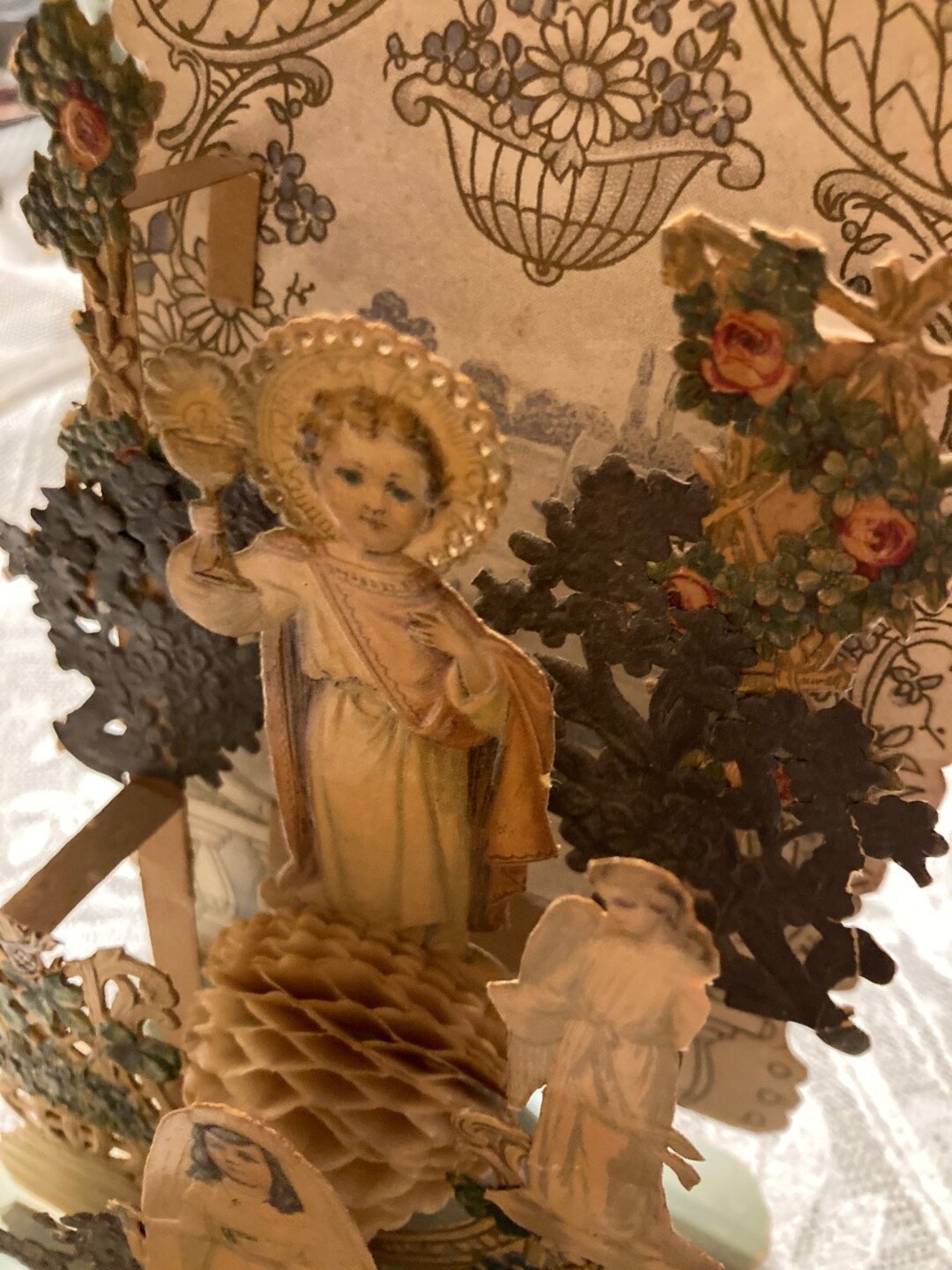 Large Antique Religious Holy Communion Pop up Cards - Etsy