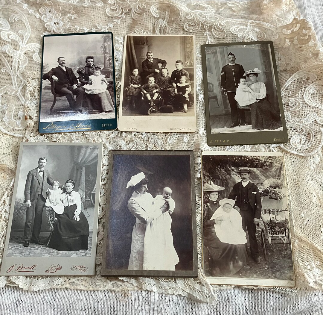 Victorian Family Portrait Photo Card CDV - Etsy