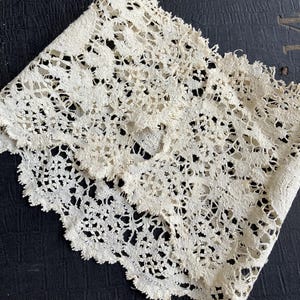 Antique Maltese Lace Cuffs, Victorian Dress Cuffs, Antique Textiles ...