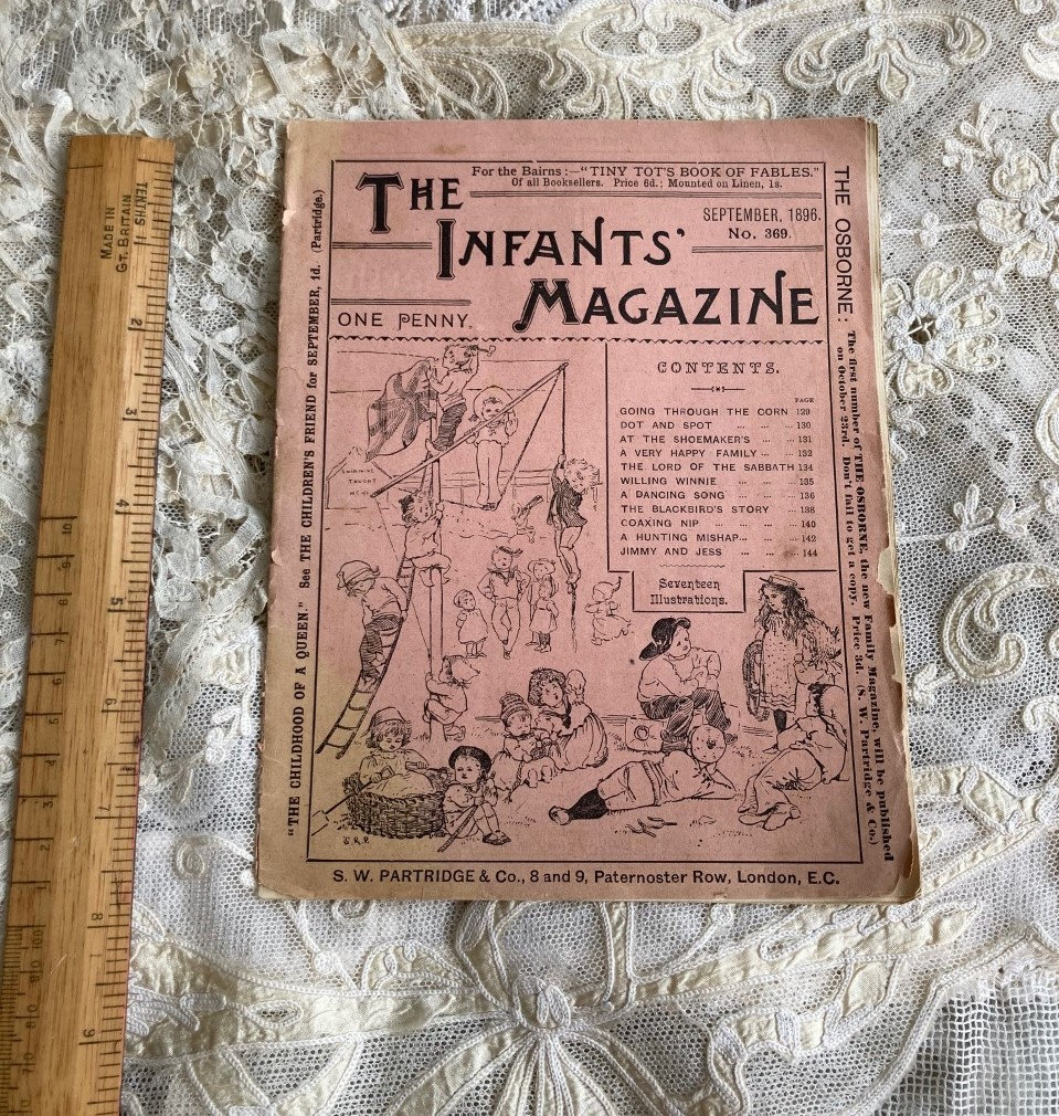 Antique Children's Magazines 1896/ 1897 'The Infants | Etsy