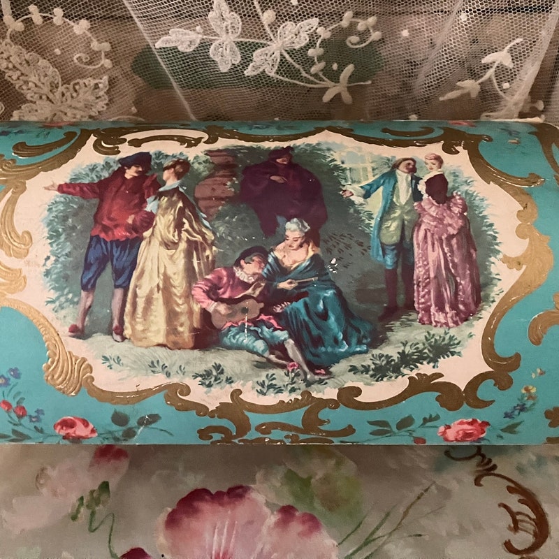 Antique Button Box - Etsy