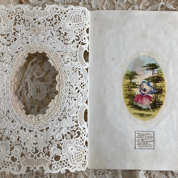 Lace Holy Card - Etsy