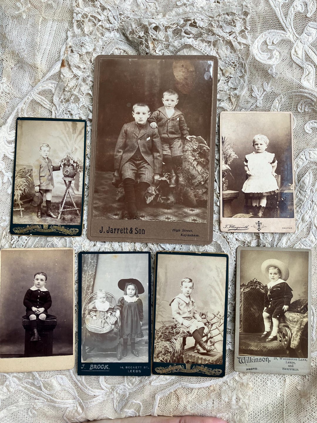 Beautiful Victorian Photo Cabinet Card CDV Carte De Visite Children ...