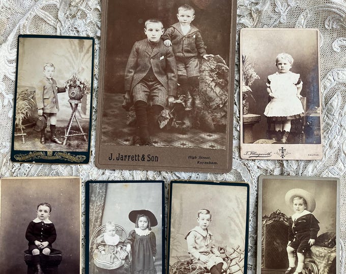 Victorian Children Photo CDV Cabinet Card - Antique Portrait - Etsy