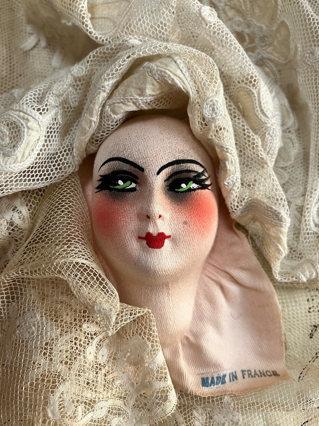 Antique French Boudoir Doll Painted Faces, Dolls Head - Etsy