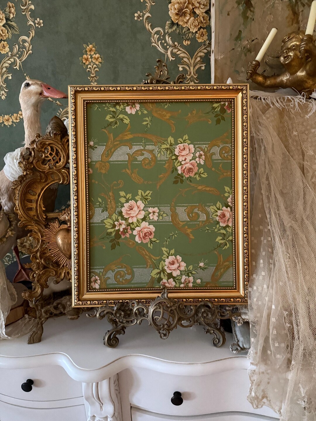 Rare Antique Janeway & Carpender Large Wallpaper Samples - Etsy