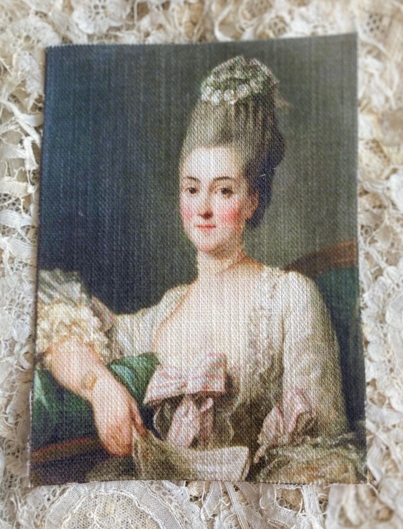 Beautiful Journal Cover Fabric Portrait Printed Faded Panel - Etsy UK