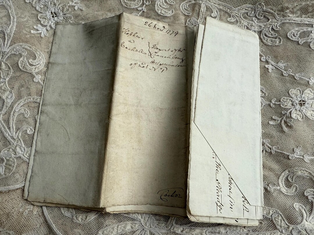 1771 Antique Hopkins Hand Written Indenture Will - Etsy