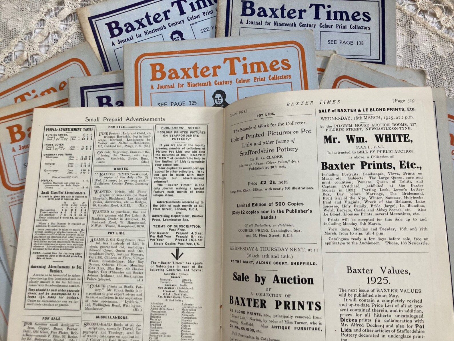 1920's Baxter Times Magazine, A Journal for Nineteenth Century Colour ...