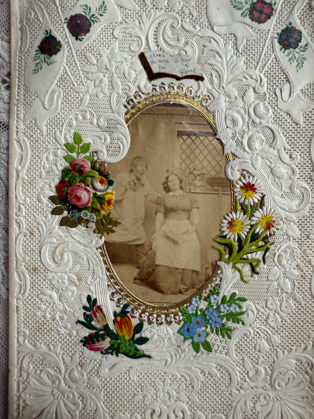 Dobbs Kidd Nineteenth Century Large Victorian Paper Lace Valentines ...