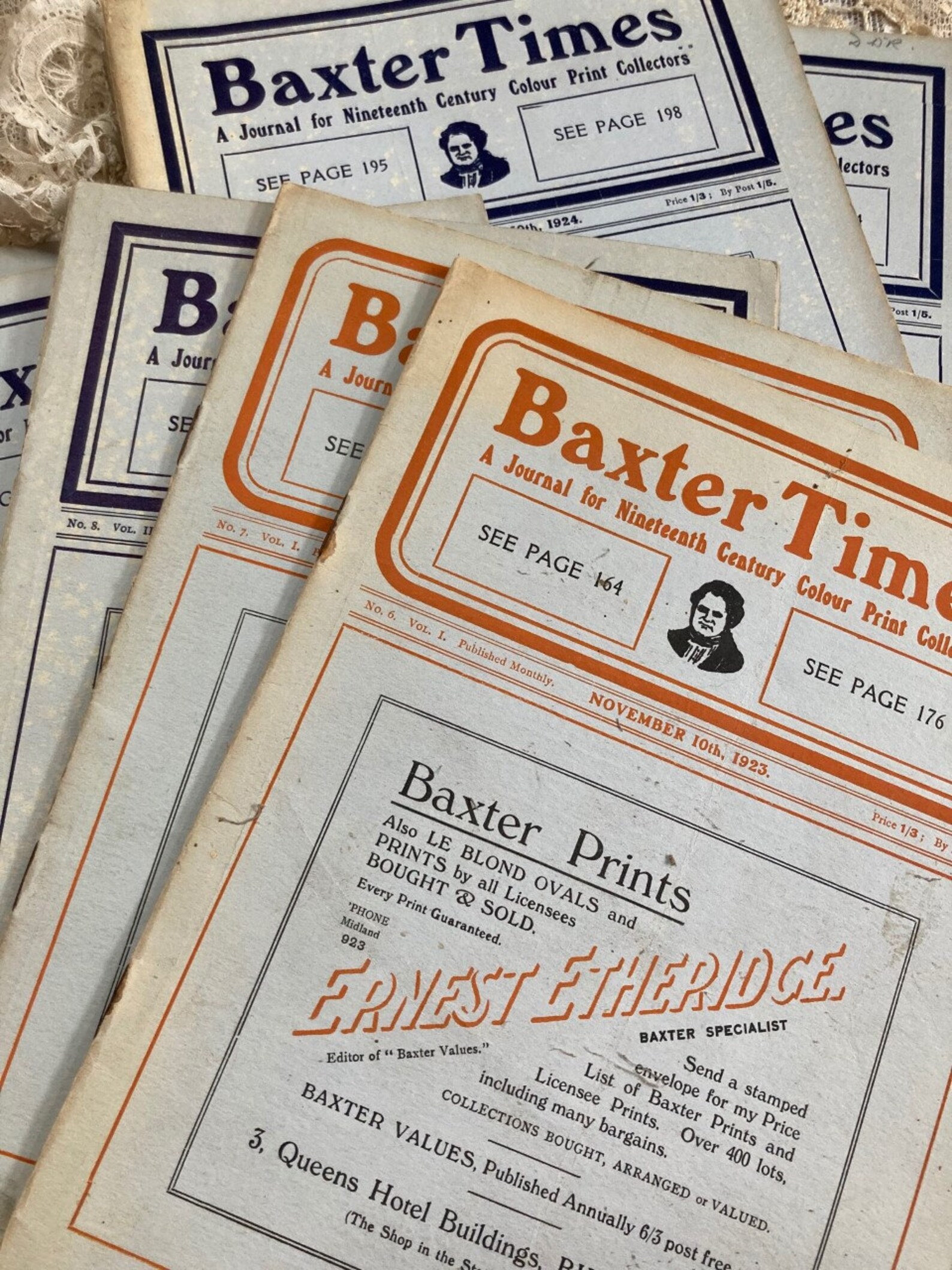1920's Baxter Times Magazine, A Journal for Nineteenth Century Colour ...