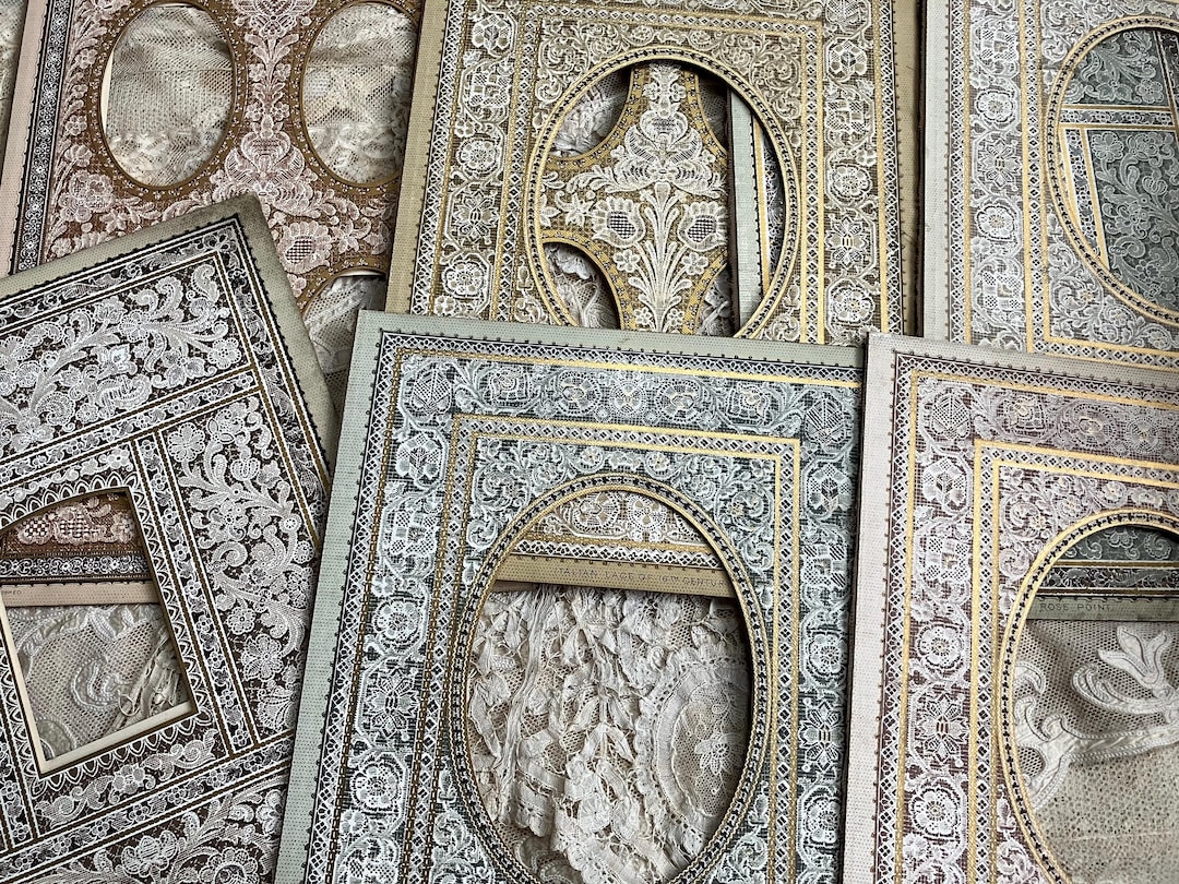 Antique Lace Cabinet Cards, 19th Century Photo Mounts - Etsy