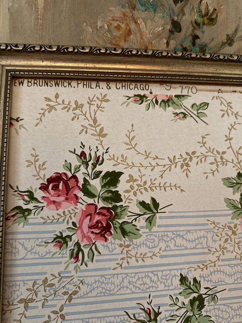 Rare Antique Janeway & Carpender Large Wallpaper Sample - Etsy