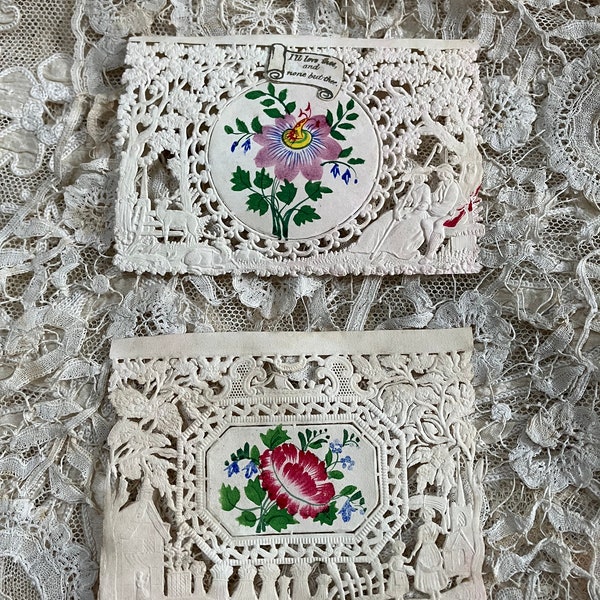 Antique Lace Cards - Etsy