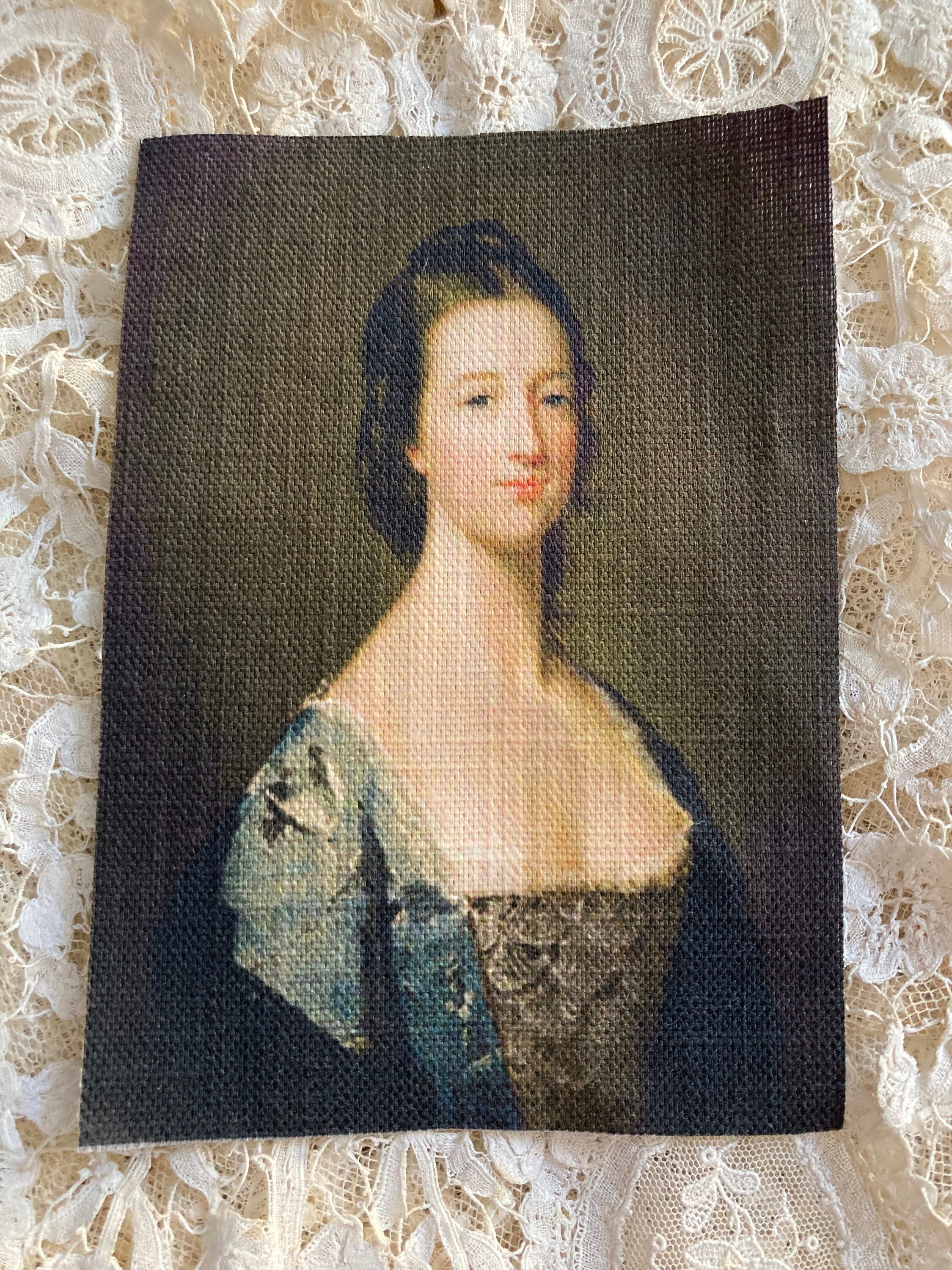 Beautiful Journal Cover Fabric Portrait Printed Faded Panel - Etsy UK