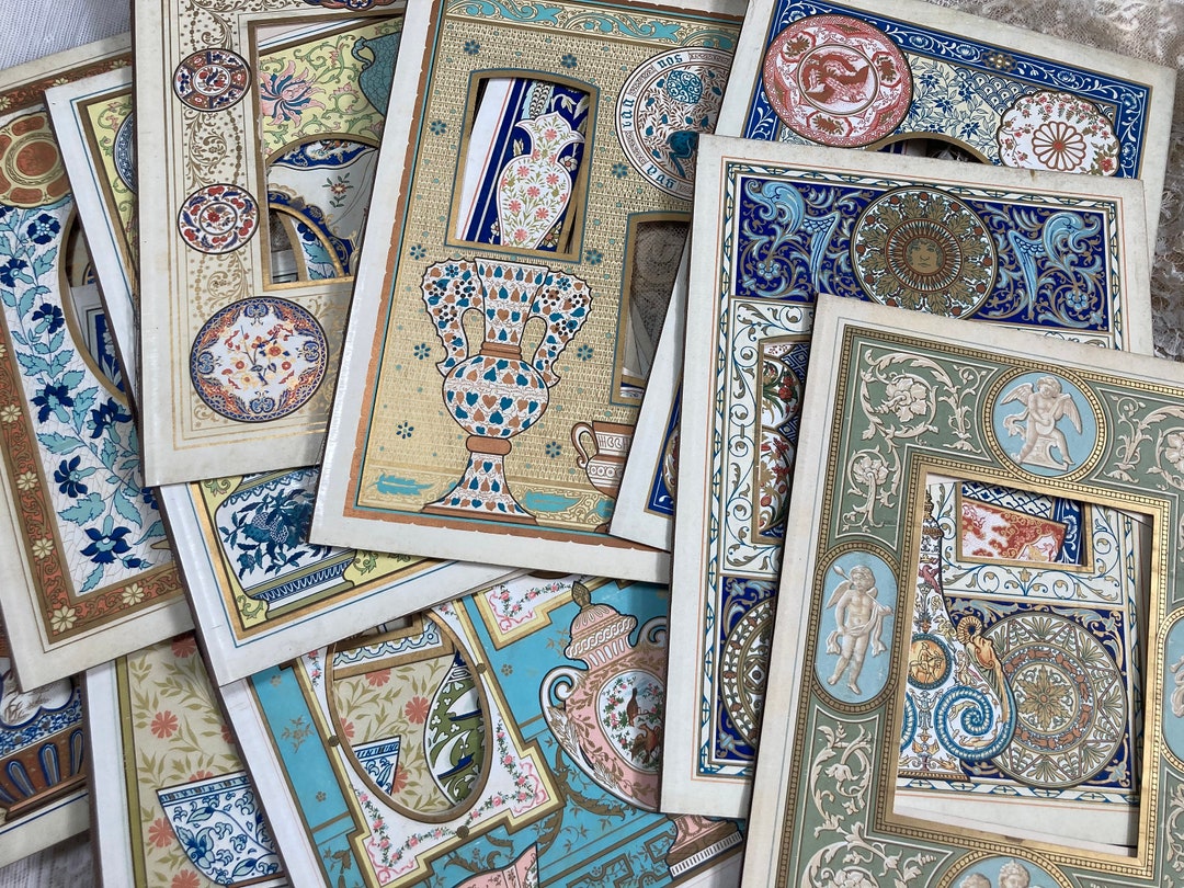 Antique Cabinet Cards: 19th Century Porcelain & Pottery Portraits - Etsy
