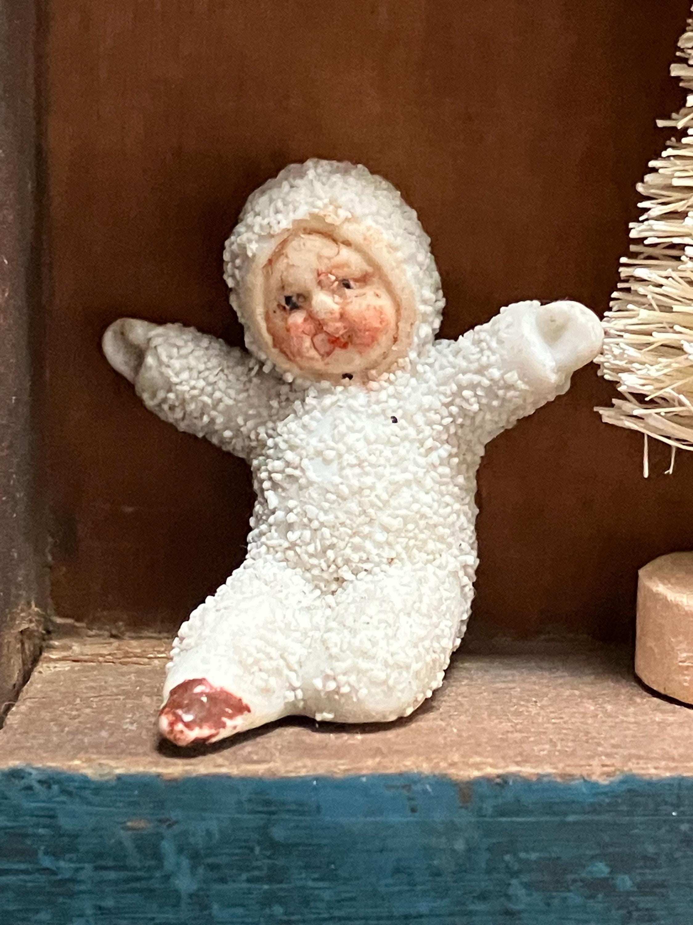 Antique German Snow Baby Christmas Decoration - Etsy