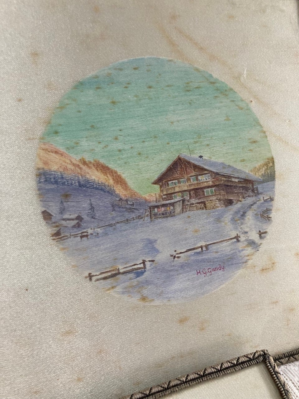 Seven Antique Hand Painted H.g.gandy henry George Gandy From - Etsy