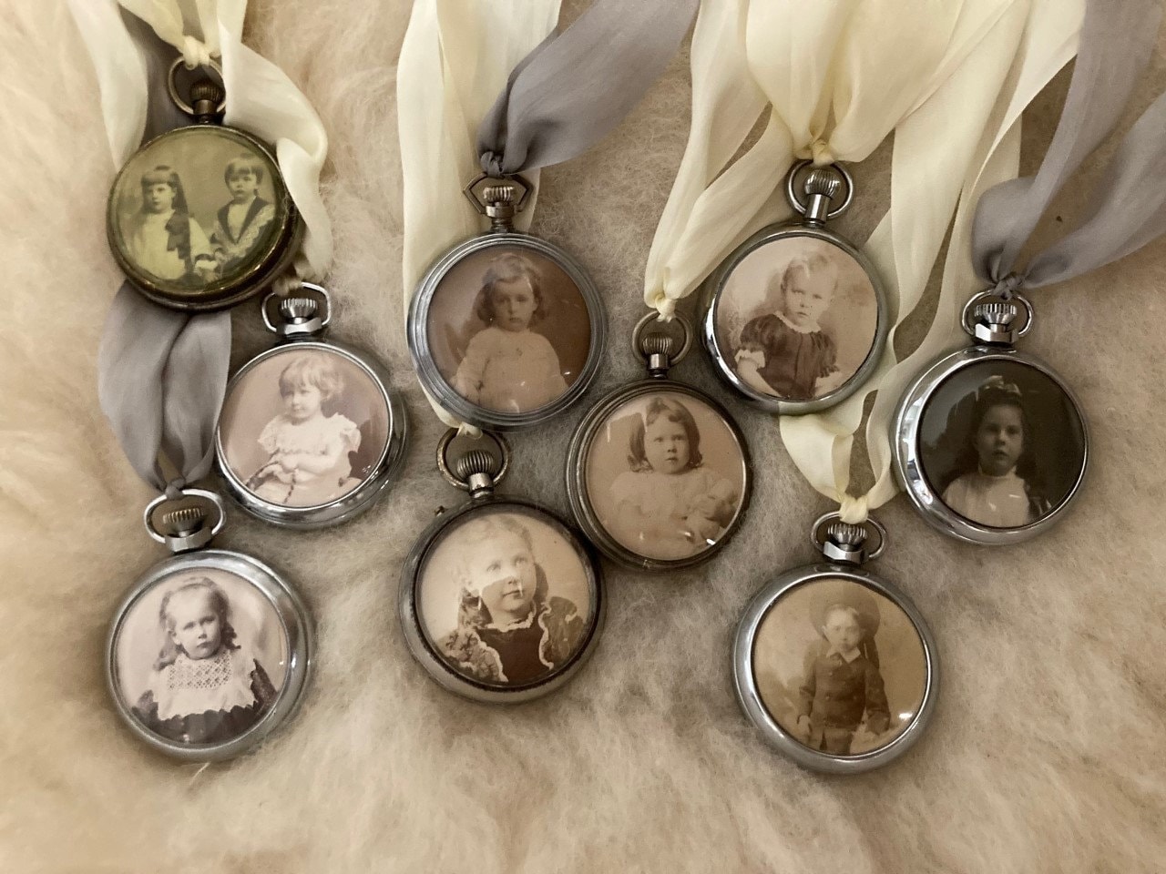 Timeless Angels Antique Pocket Watch Housing a Victorian CDV - Etsy