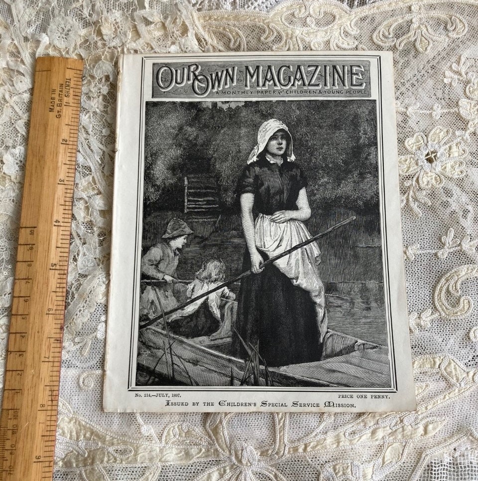 Antique Children's Magazines 1896/ 1897 'The Infants | Etsy