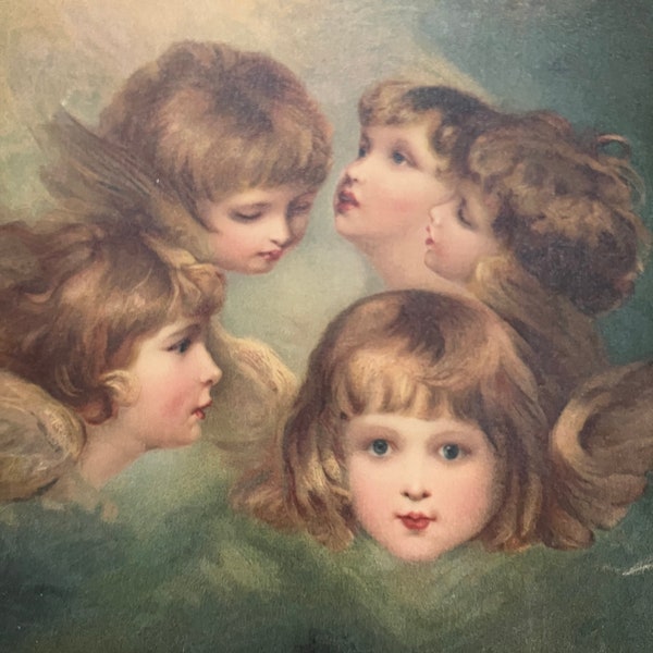 Cherub Print - Etsy UK