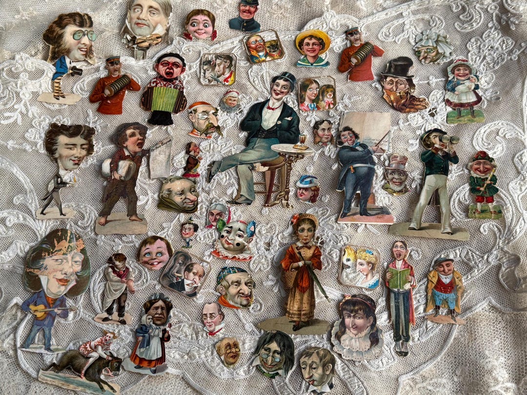 Antique Curiosities & Oddities Decoupage Scrap, Victorian Paper - Etsy