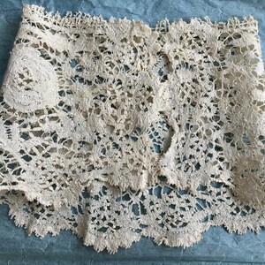 Antique Maltese Lace Cuffs, Victorian Dress Cuffs, Antique Textiles ...