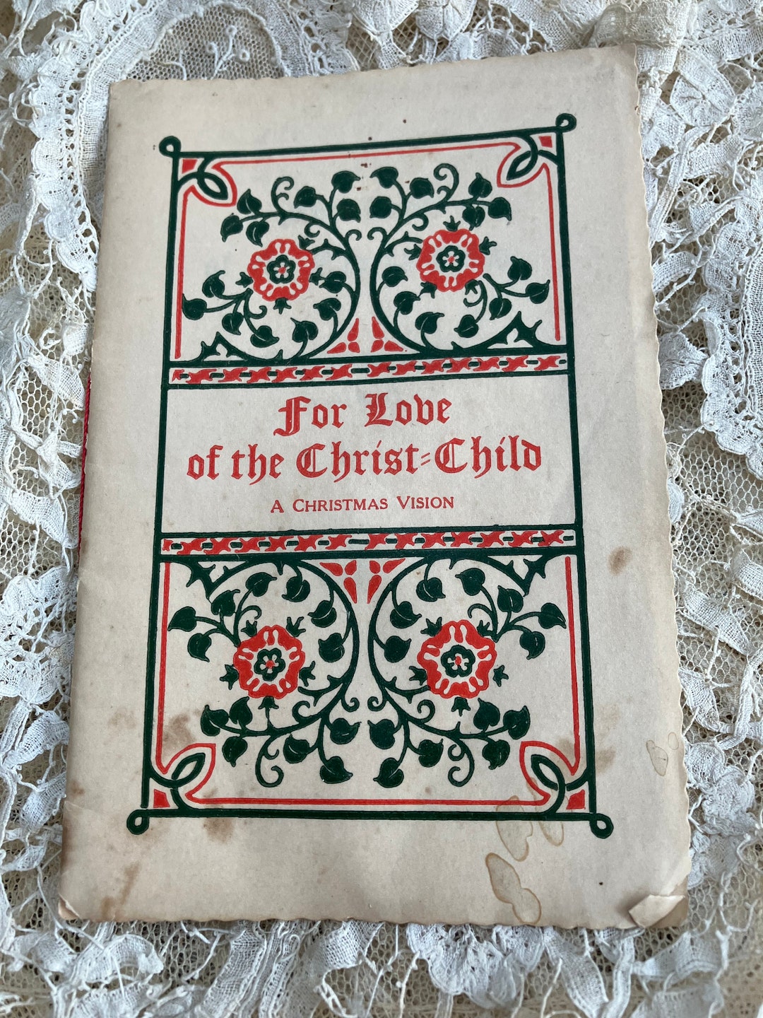 Antique Religious Booklet, for Love of the Christ Child Christmas ...