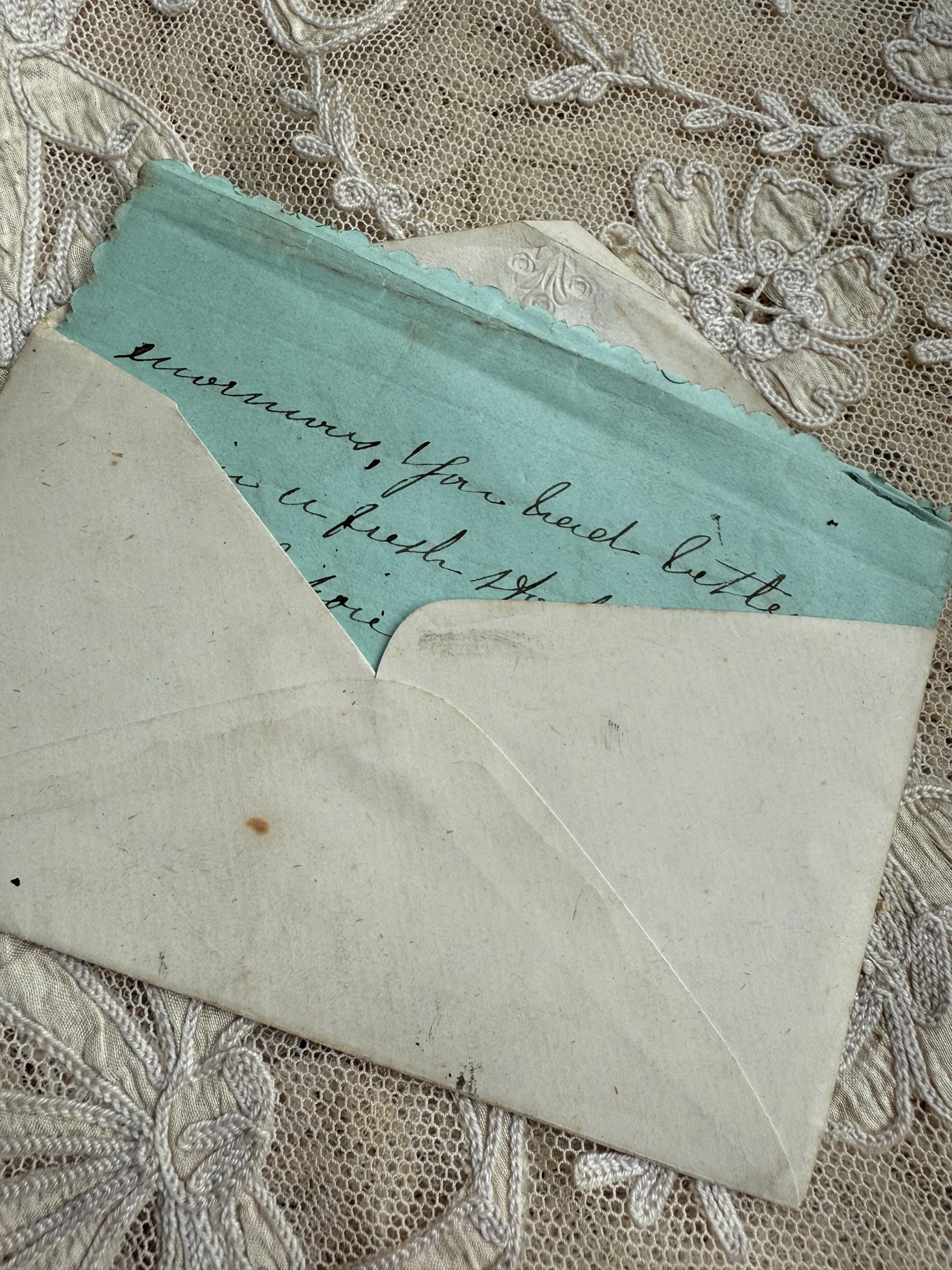 1872 Antique Victorian Letter, Handwritten Envelope - Etsy