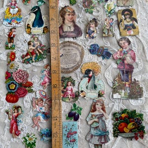 Beautiful Collection of Antique Victorian Scraps , Decoupage Scraps ...