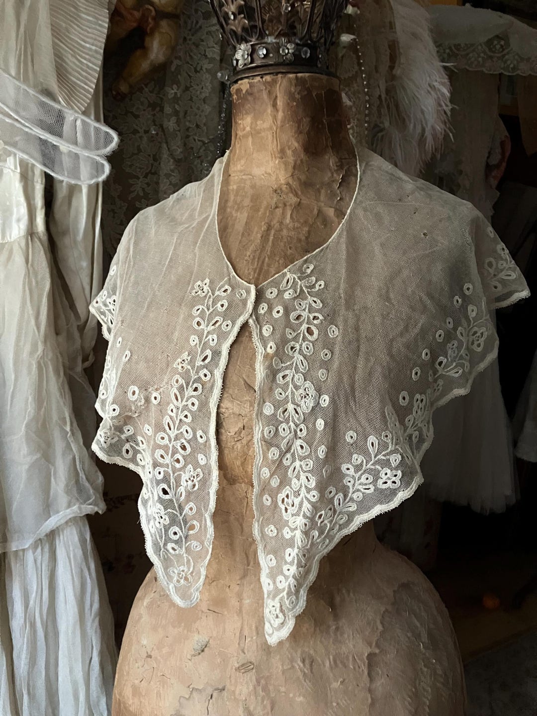 Antique Victorian Lace Caplet , Antique Victorian - Etsy