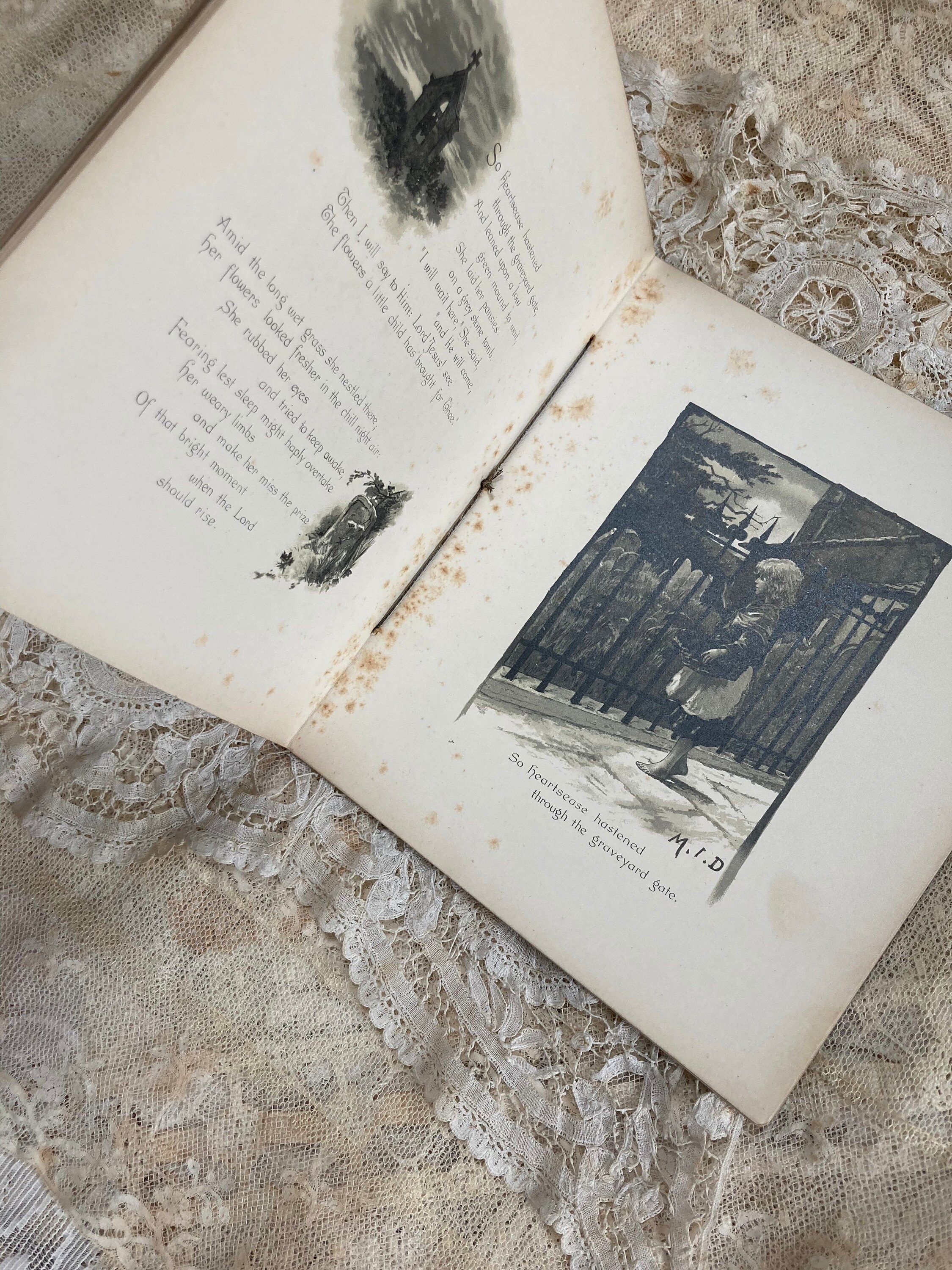 Nineteenth Century Antique Book ‘little Heartsease’ Castell Brothers ...