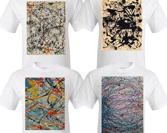 Jackson Pollock Shirt | Etsy