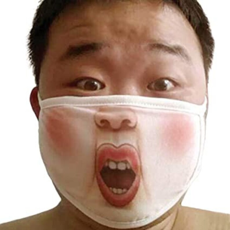Funny Face Mask Unisex FAST SHIPPING - Etsy