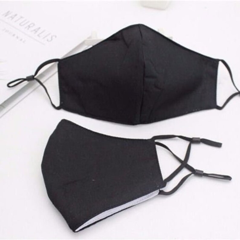 Set of 3 Unisex Washable Adjustable Cloth Face Mask FAST SHIPPING - Etsy