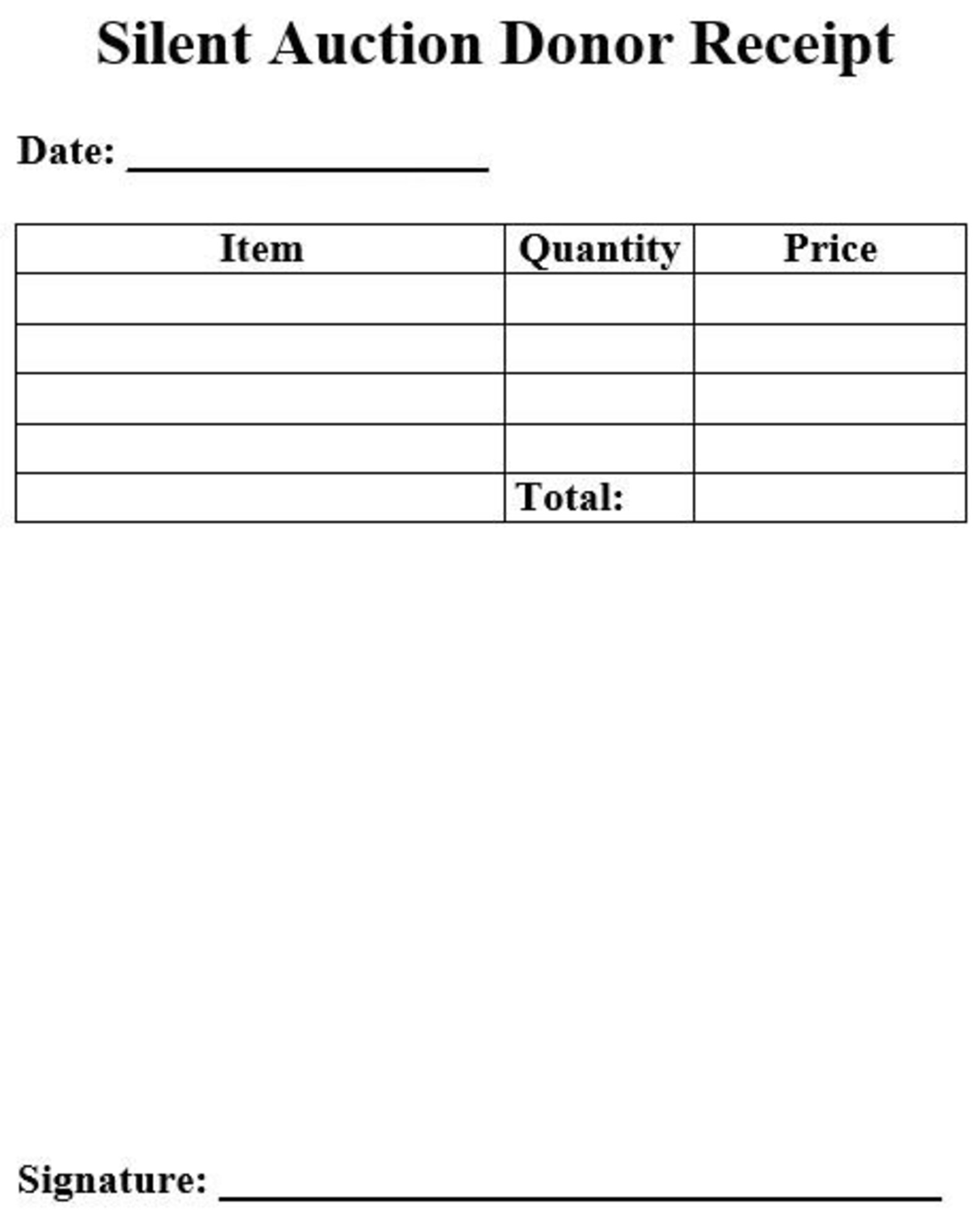 Silent Auction Bundle Template Happy Bidding - Etsy
